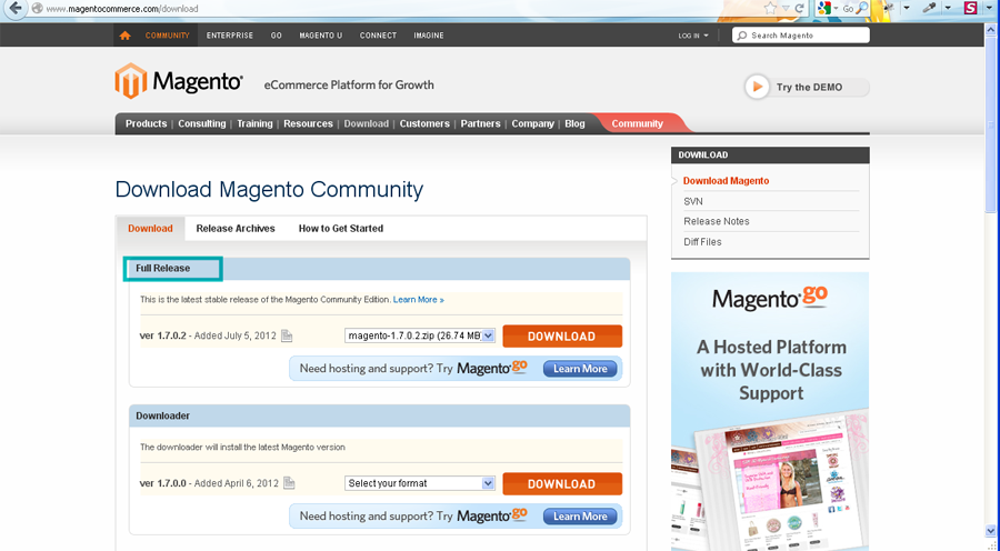 How To Install Magento Engineandtemplate On Godaddy Hosting Server Template Monster Help