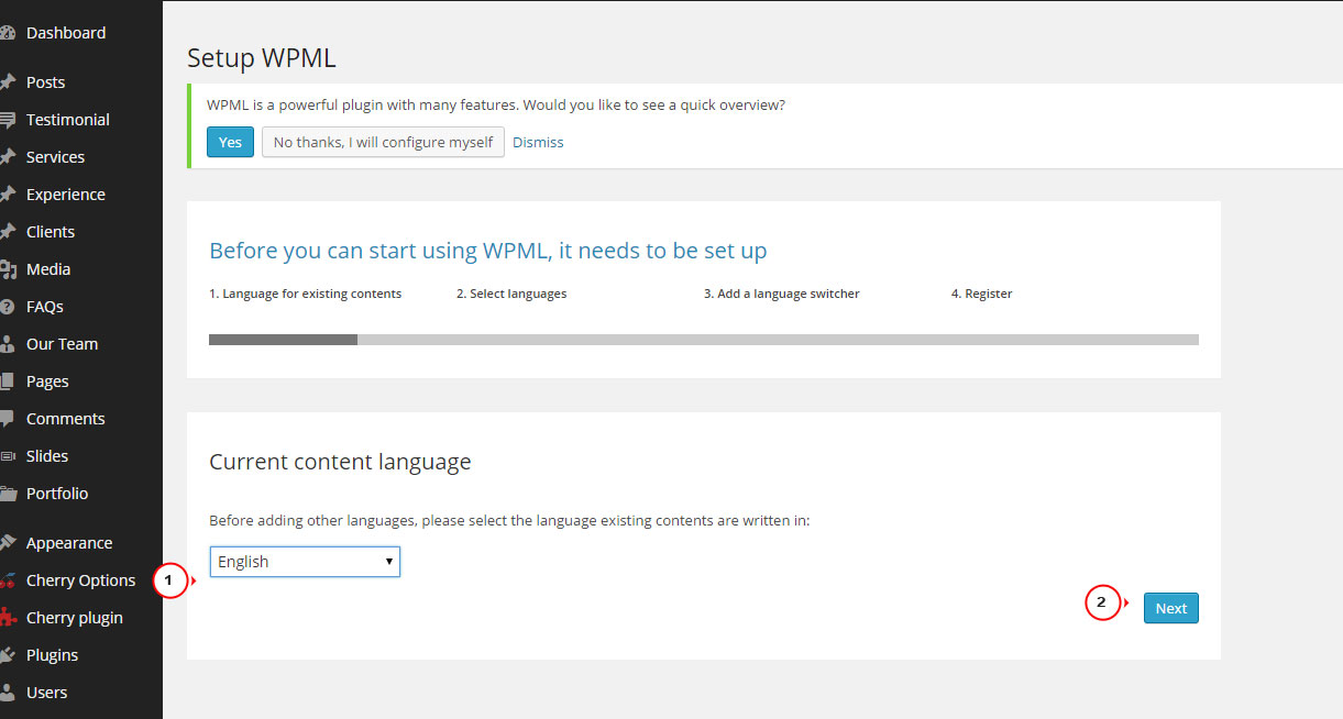 Wordpress How To Configure Multilanguage Website Using Wpml Plugin Template Monster Help
