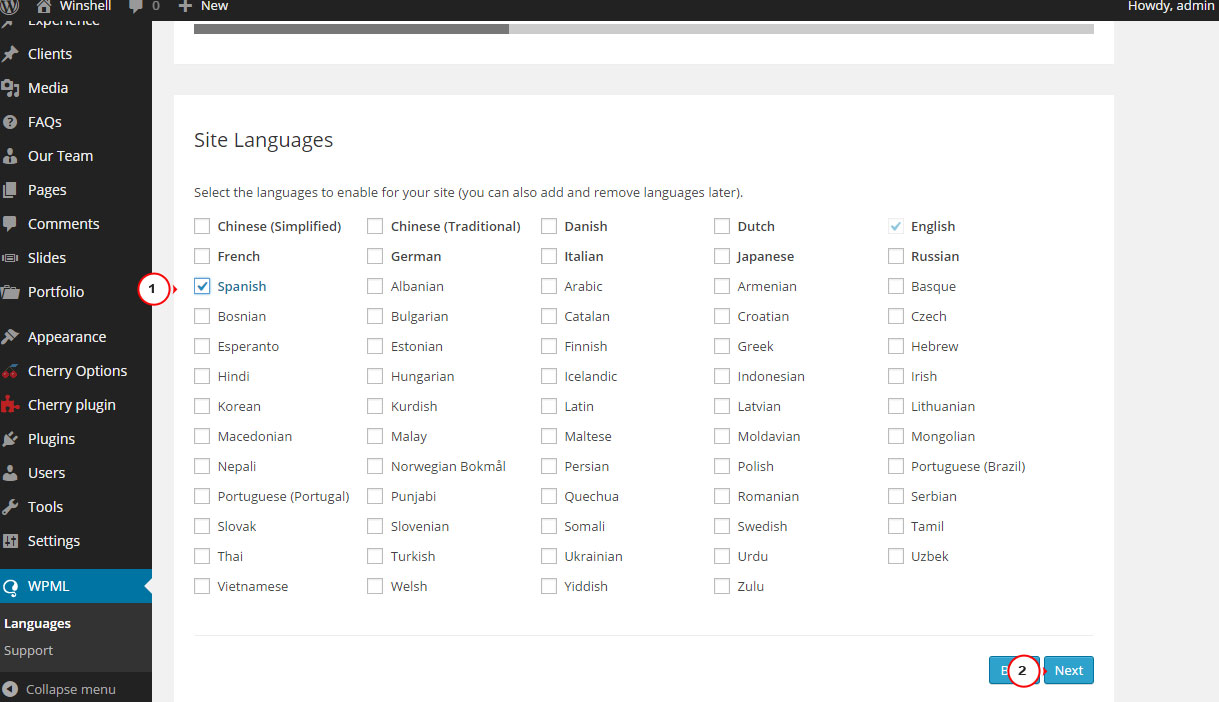 Wordpress How To Configure Multilanguage Website Using Wpml Plugin Template Monster Help