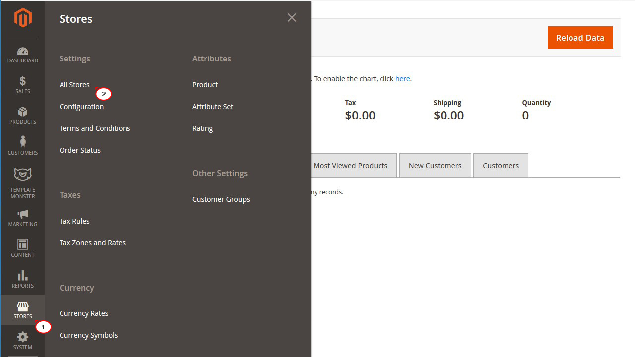Magento 2 How To Switch Themes Topics In Admin Panel Template Monster Help